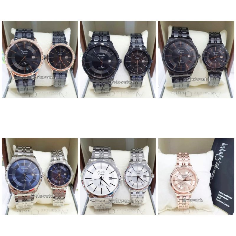 Jual Alexandre Christie Ac 8348 Jam Tangan Couple Alexandre Christie ...