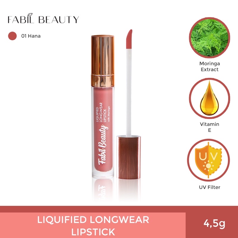 Jual Hana no.1 Fabil beauty liquified longwear lipstick with Moringa ...