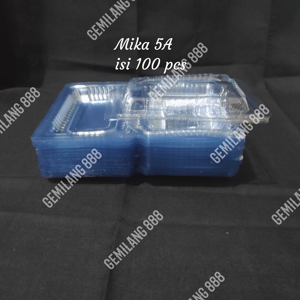 Jual Mika Plastik 5A (isi 100 pcs), Mika Kue Plastik, Tempat Kue ...