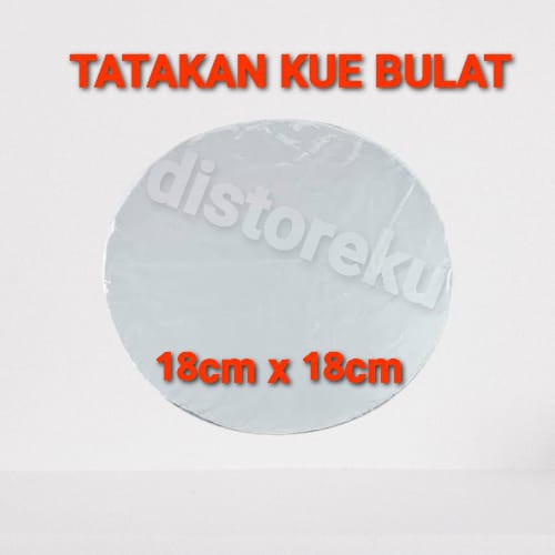 Jual ALAS PAPAN TRIPLEK KUE TART uk.18x18cm TRIPLEKS TATAKAN KAYU BULAT ...