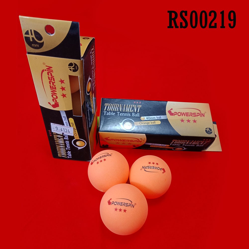 Jual BOLA PIMPONG POWERSPIN TYPE/JENIS 3 STARS 40MM | Shopee Indonesia