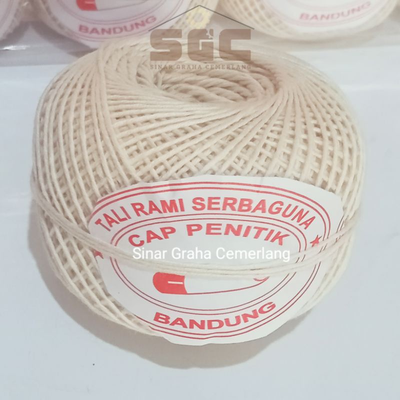 Jual Tali Benang Kasur Benang Bangunan 40 meter Tali Rami | Shopee ...