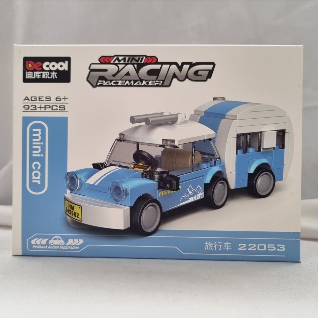 Jual Mobil Touring Wagon Decool 22053 city mini car pull back action | Shopee Indonesia