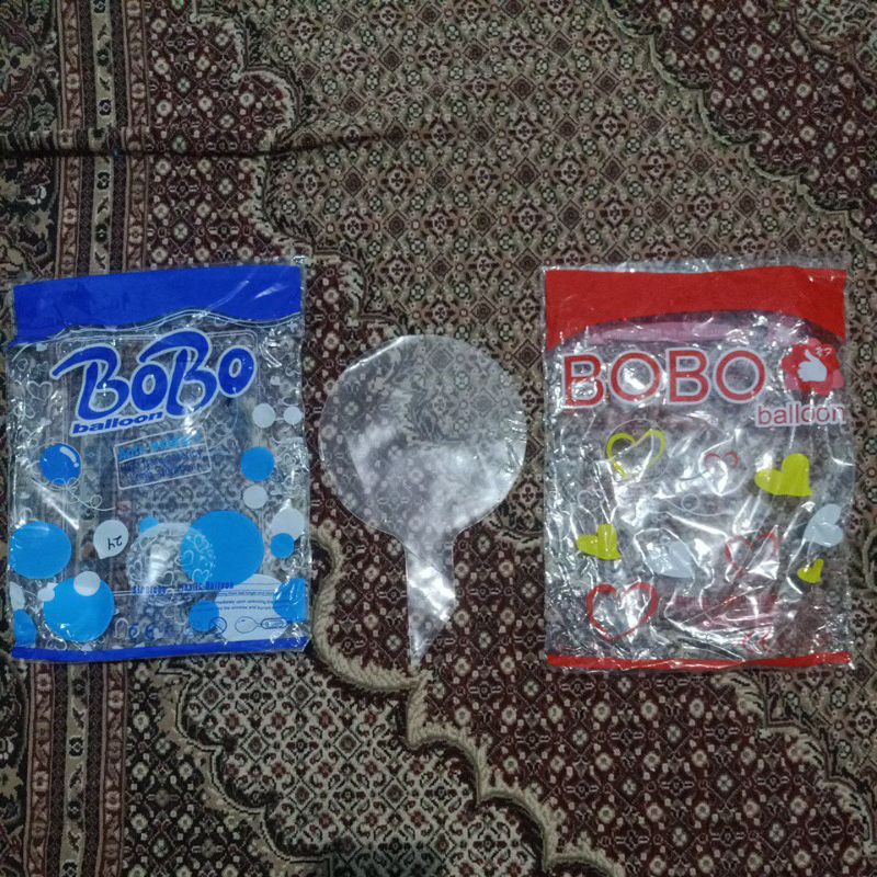 Jual Balon PVC Tebal bening transparan ukuran ± 18 20 24 36 inci bobo ...