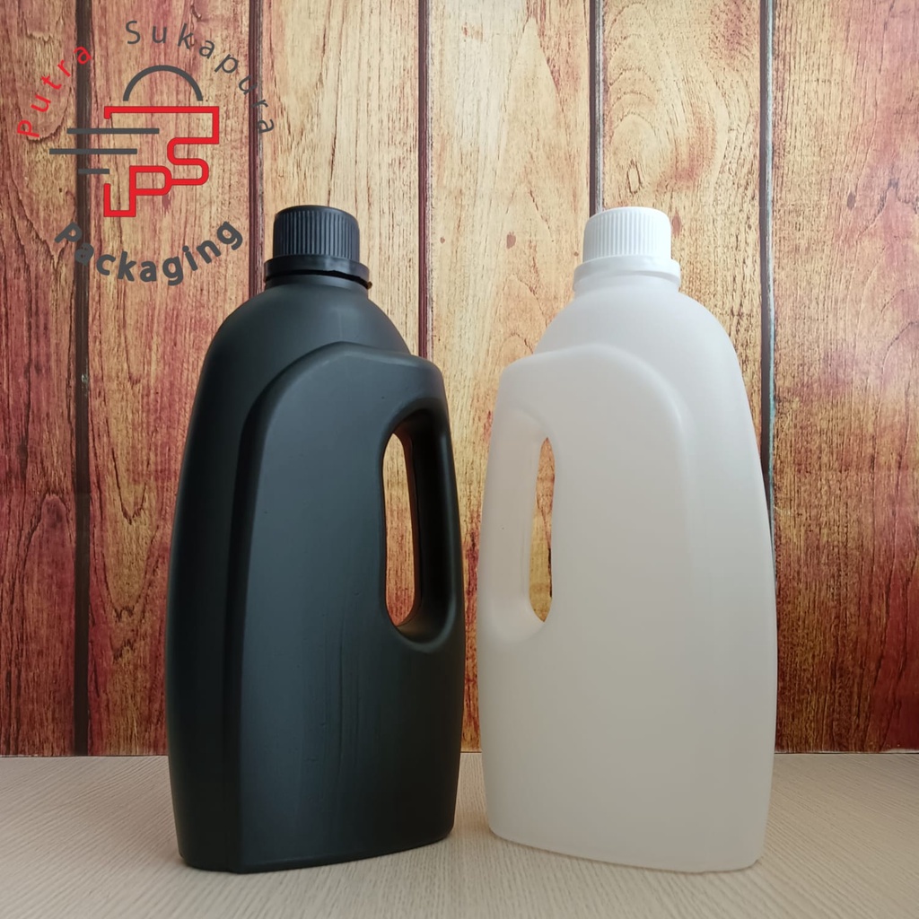 Jual jerigen 1 liter gagang samping / jerigen 1000ml gagang samping ...