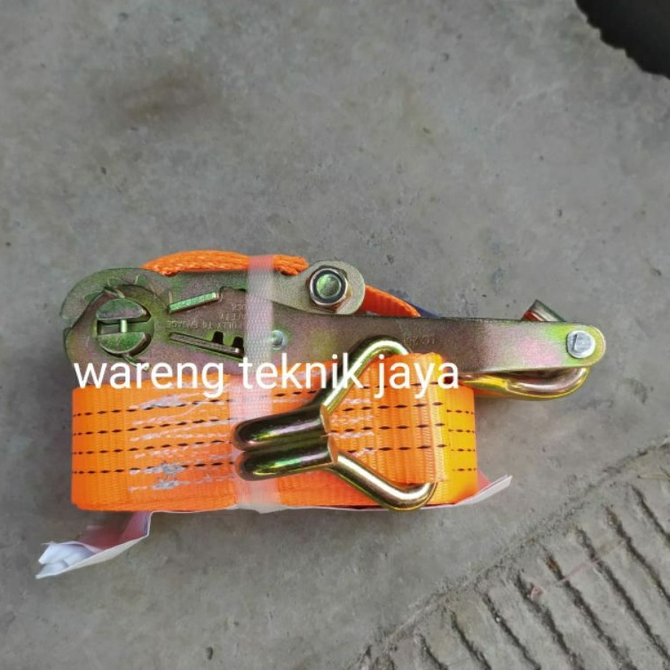 Jual webbing cargo lashing belt 4 ton 2 inch 6 meter Alat pengikat ...