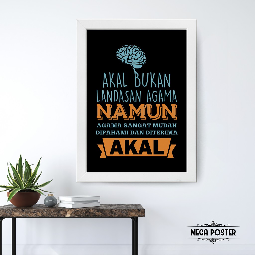 Jual Poster Inspiratif Islami - Landasan Agama - Dekorasi Ruangan Rumah ...
