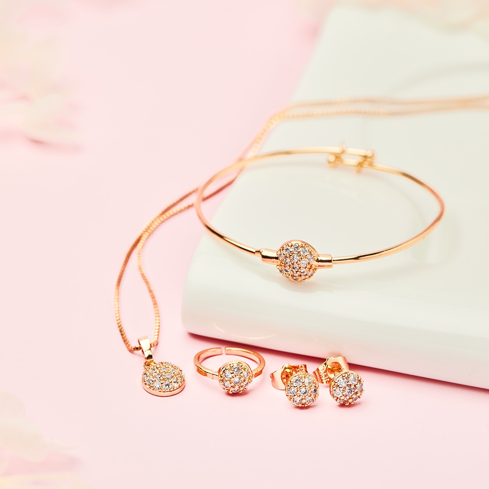 Jual Y031 Set Kalung Anak Set Perhiasan Anak Titanium Anti Luntur Set ...