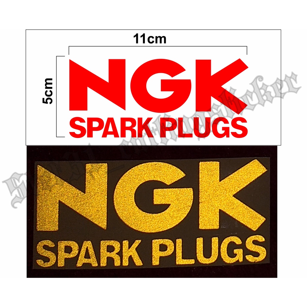 Jual Stiker cutting logo NGK spark plugs | Shopee Indonesia