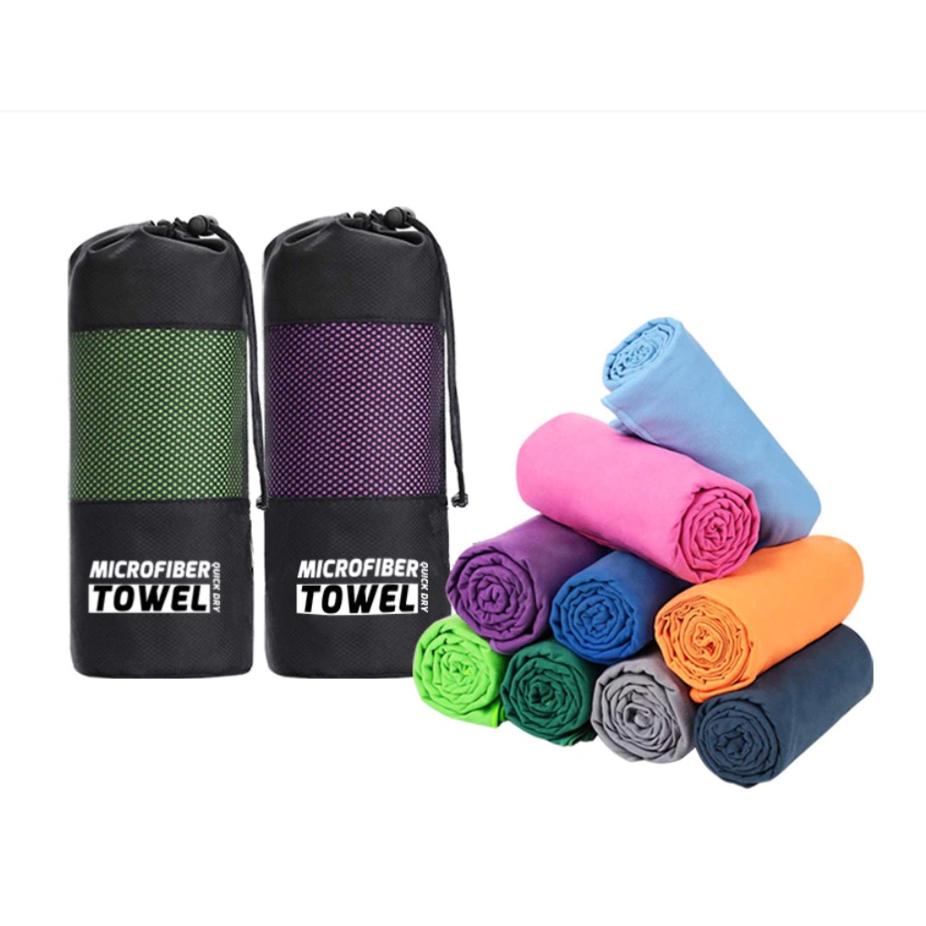 Jual Handuk travel mini quick dry microfiber gym towel olahraga praktis ...