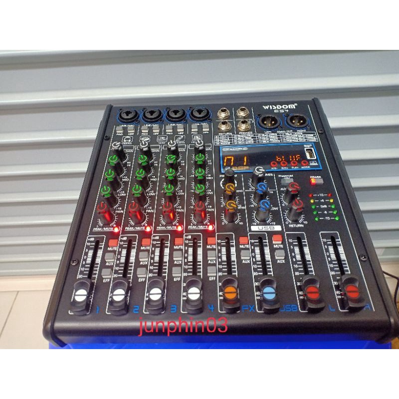 Jual mixer audio wisdom ES4/es 4 4ch original | Shopee Indonesia