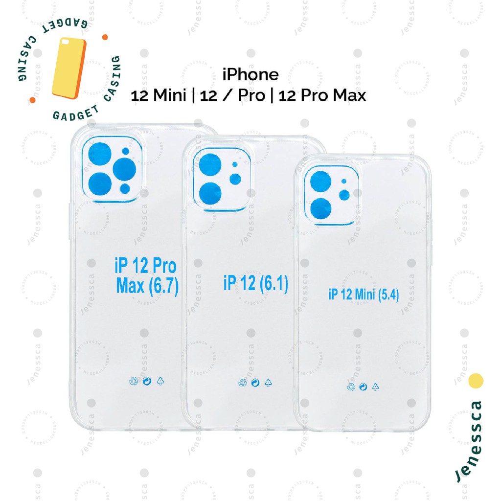 Jual Casing iPhone 12 Mini/12/12 Pro/12 Pro Max Case TPU Transparan ...
