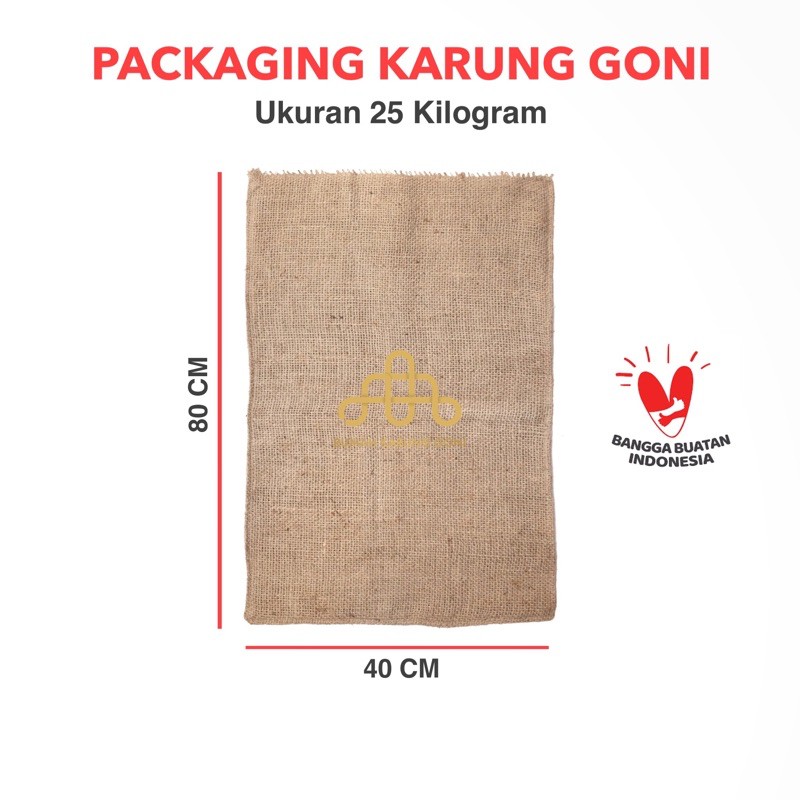Jual Karung Goni Packaging Kopi Cokelat Cengkeh - Karung Goni Baru ...