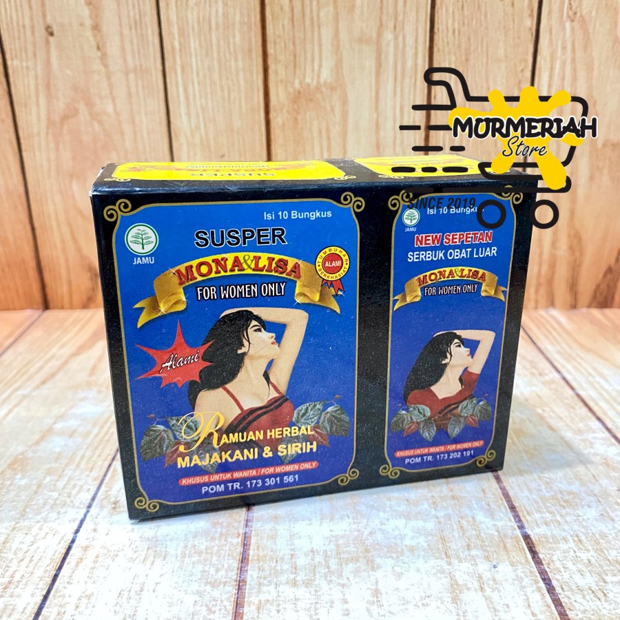 Jual JAMU MONALISA SUSPER Box 10 sachet - Mona & Lisa Putro Kinasih ...