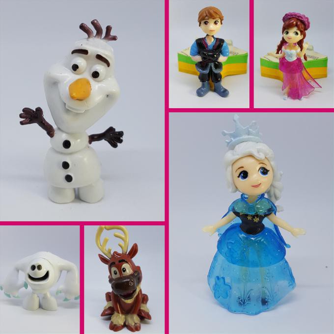 Jual Boneka Frozen Set Isi 6 Anna Elsa Olaf Mainan Lucu Film Disney ...