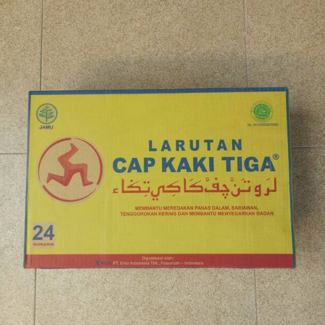 Jual larutan cap kaki tiga 320ml (box) | Shopee Indonesia
