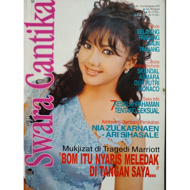 Jual Majalah Swara Cantika No. 98 Tahun 2003 (Cover Bella Saphira) | Shopee Indonesia