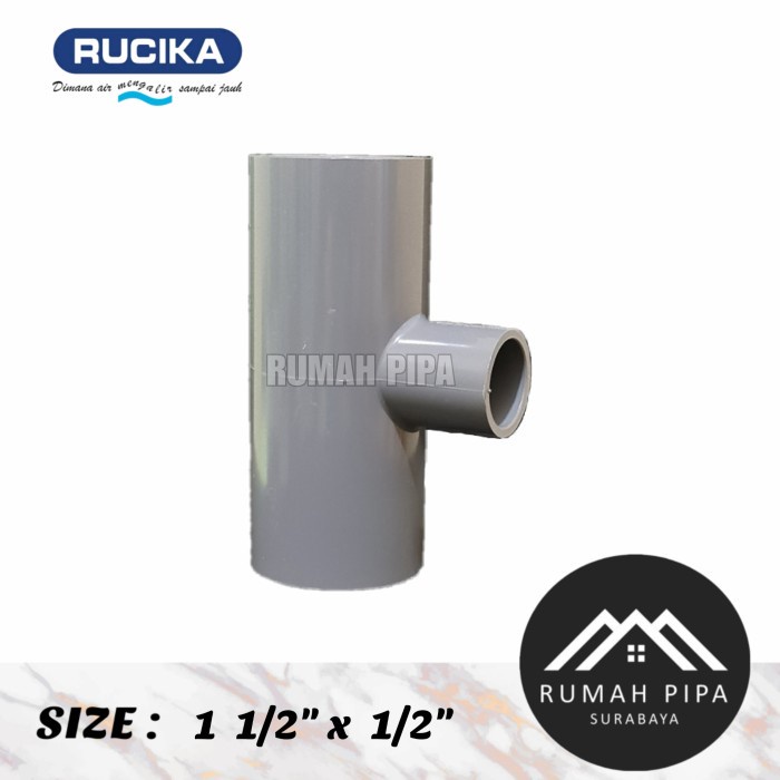 Jual Reducer Tee 1 1/2" × 1/2" AW / Verlop Tee 1 1/2" x 1/2" AW - RUCIKA | Shopee Indonesia