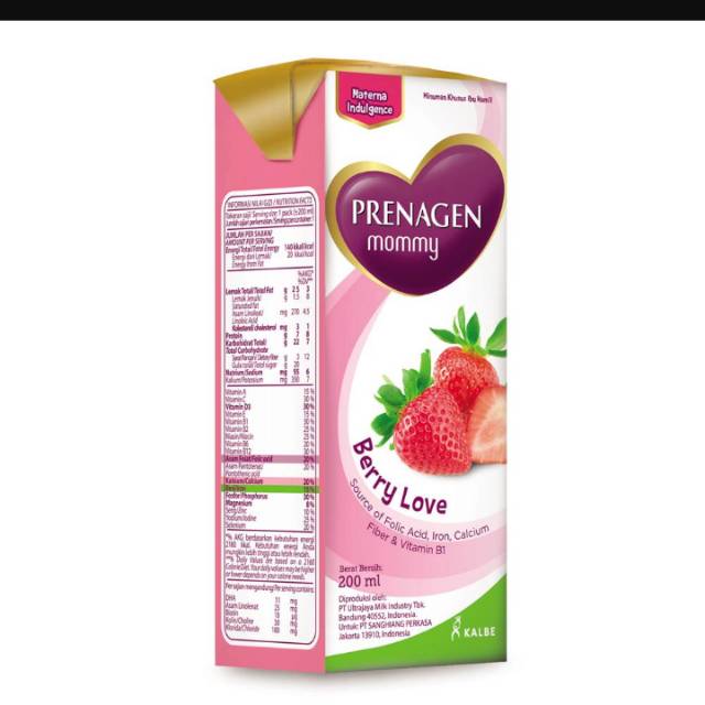 Jual PRENAGEN MOMMY UHT BERRY LOVE 200 ml | Shopee Indonesia