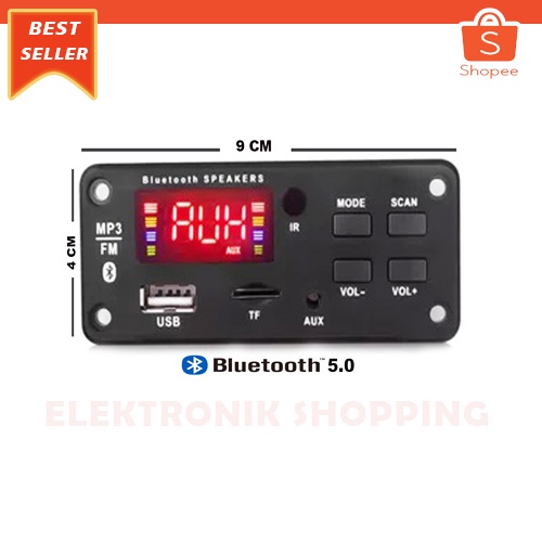 Jual KIT MODUL MP3 PLAYER BLUETOOTH 5.0 TERBARU | Shopee Indonesia