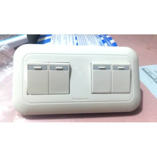 Jual Saklar seri double panasonic | Shopee Indonesia