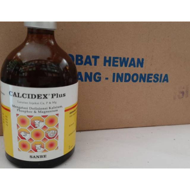 Jual CALCIDEX PLUS 100 ml Obat kelumpuhan sapi, kambing, domba | Shopee ...