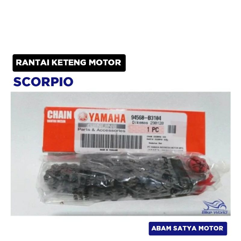 Jual Rantai Keteng Motor Scorpio / Rante Motor Kamrat / Yamaha Asli ...