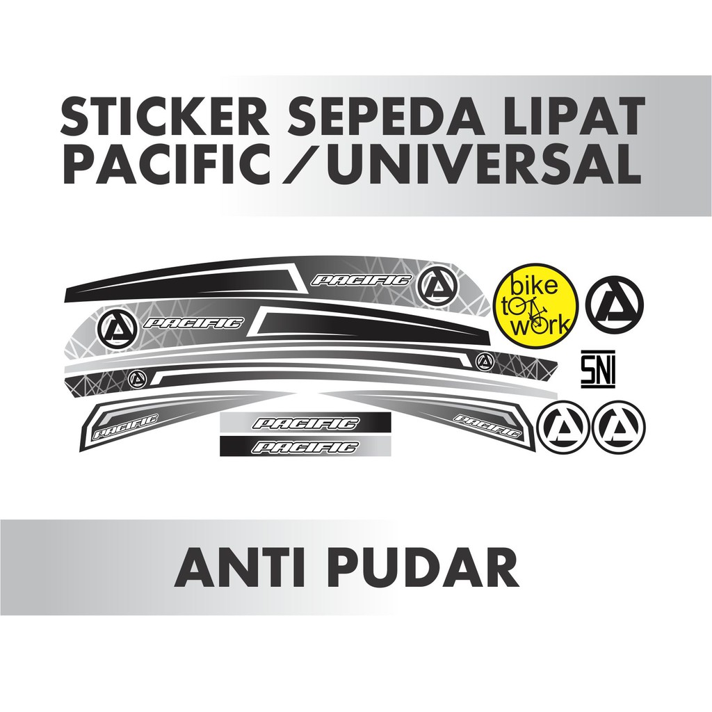 Jual STICKER SET SEPEDA MERK SEPEDA LIPAT / UNIVERSAL 01 | Shopee Indonesia