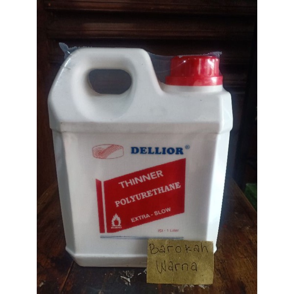 Jual thinner dellior pu extra slow 1liter | Shopee Indonesia