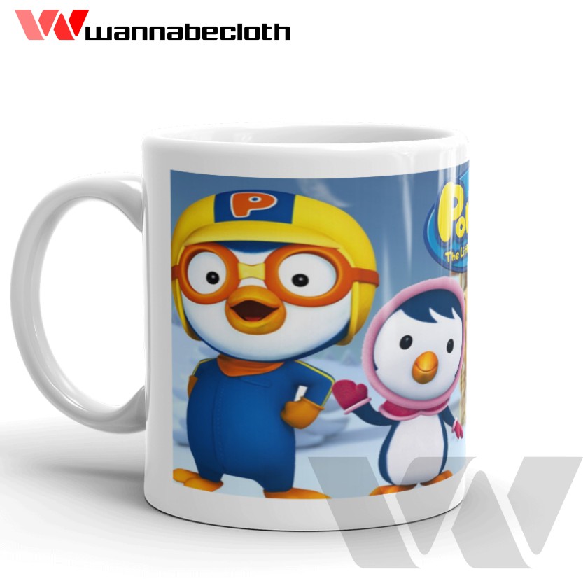 Jual Mug Pororo Gelas Kado Hadiah Koleksi Souvenir Mug Pororo Mug Anak ...