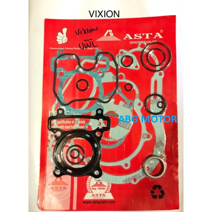Jual GASKET PAKING PACKING FULL SET YAMAHA VIXION KUALITAS SUPER | Shopee Indonesia
