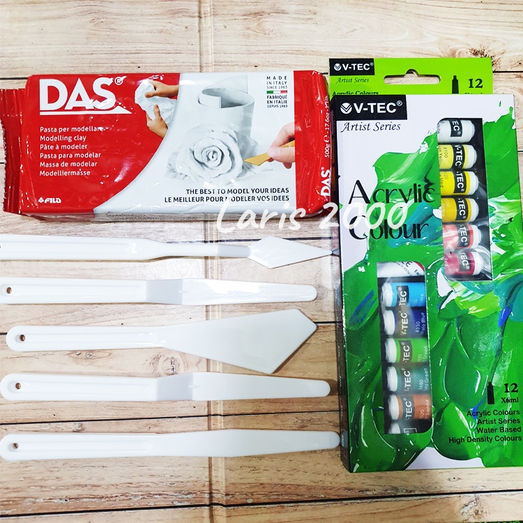 Jual Paket DAS / JOVI Clay Air Dry Modelling / Tanah Liat / Sculpting ...