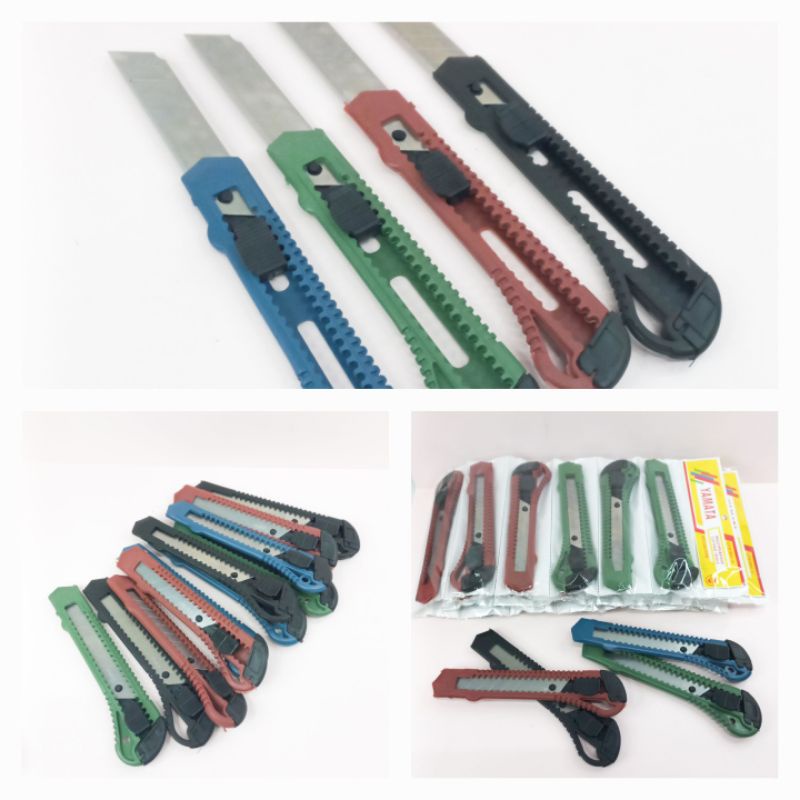 Jual Pisau Karakter 12Pcs Pisau Cutter Besar L500 Kemasan Renceng ...
