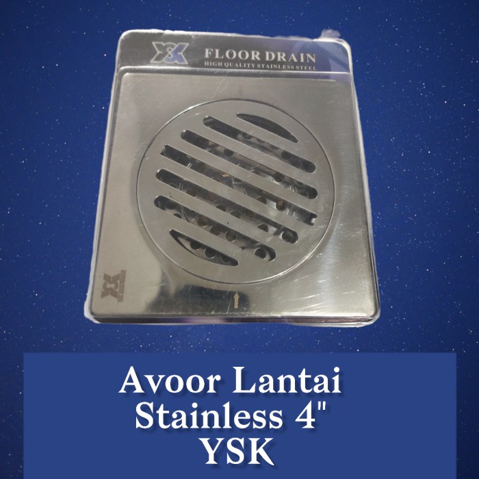 Jual Avoor Lantai Stainless Tebal Saringan Got anti kecoa | Shopee ...