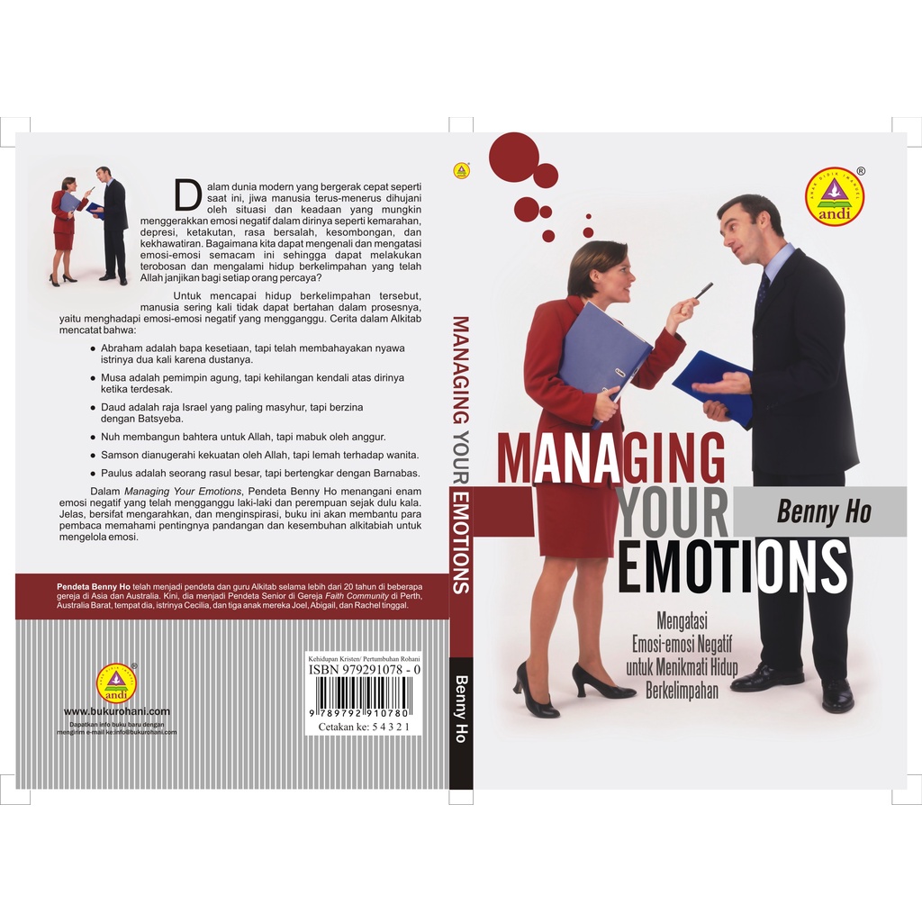 Jual NARWASTU - Buku Managing Your Emotions - Mengatasi Emosi-Emosi Negatif Untuk Menikmati ...