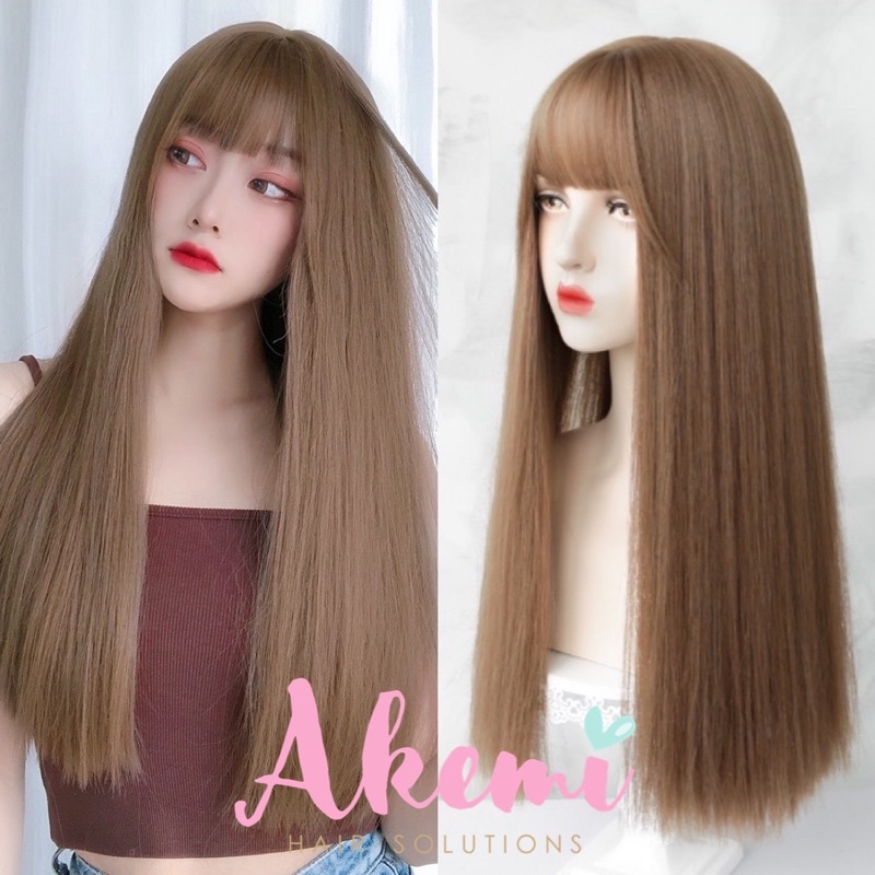 Jual WIG AKEMI PONI TIPIS LURUS SMOOTHING 60cm - HONEY | Shopee Indonesia