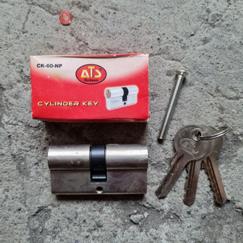 Jual CYLINDER SILINDER KUNCI PINTU BESAR "ATS" | Shopee Indonesia