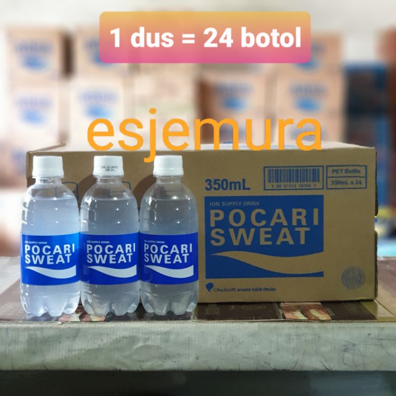 Jual Pocari Sweat 350 ml per dus isi 24 botol | Shopee Indonesia