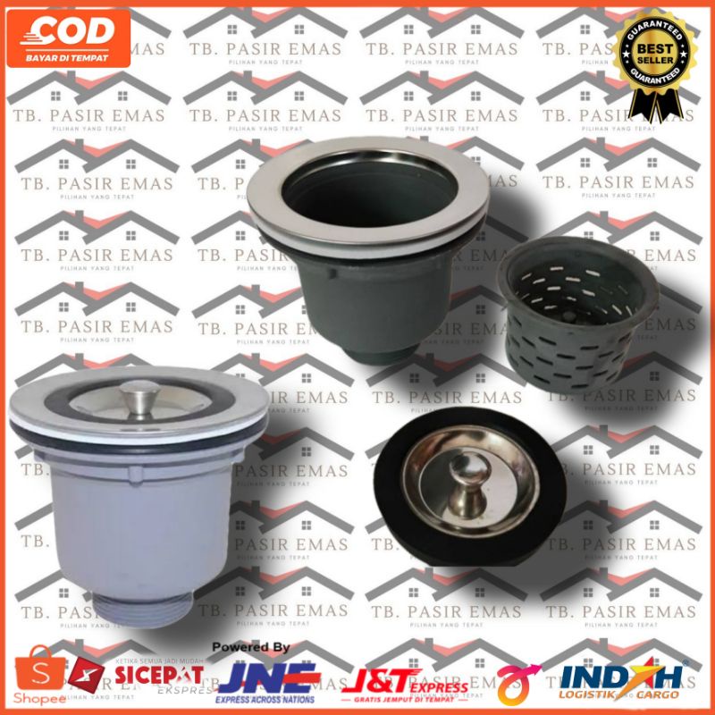 Jual COD Termurah Saringan Afur Cuci Piring Stainless Plastik PVC ...