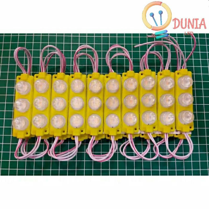 Jual Lampu LED Modul 3 Mata SMD 12 volt / 24 volt / Lampu Bak Truk ...