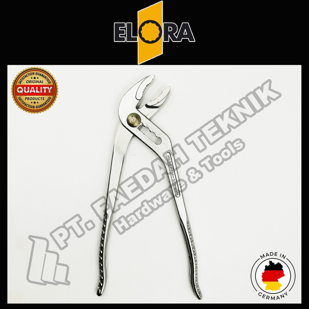 Jual Tang Burung / Waterpump Plier 9.5" 130-3 ELORA Made in Germany ...