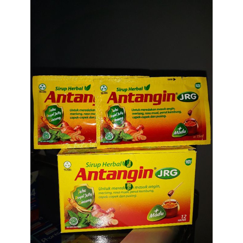 Jual ANTANGIN JRG PLUS MADU CAIR, BOX isi 5 sachet & 12 sachet | Shopee ...