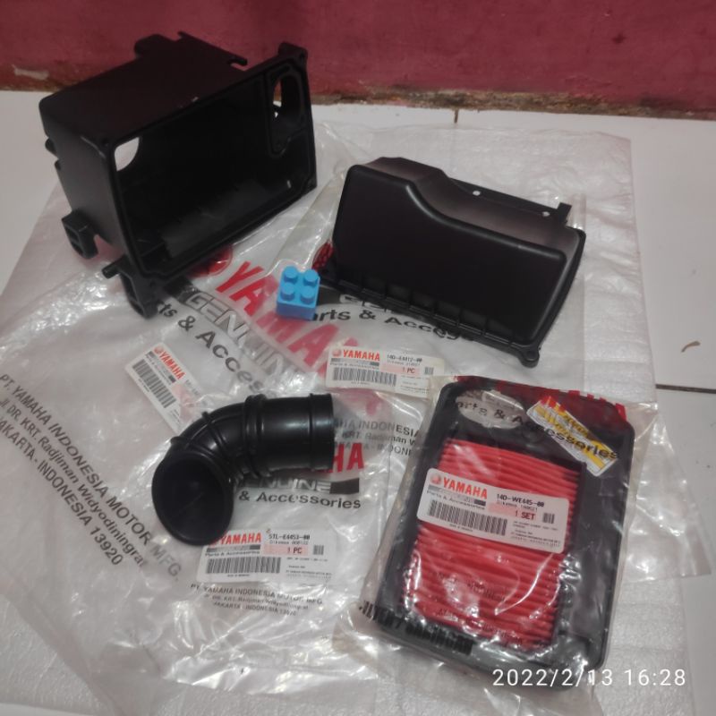 Jual BOX FILTER SET MIO SOUL KARBU ATAU FINO KARBU 4 PCS ORIGINAL ORI ...