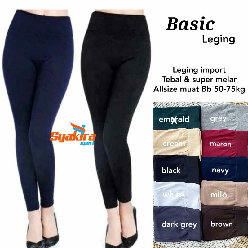 Jual Basic legging | Shopee Indonesia