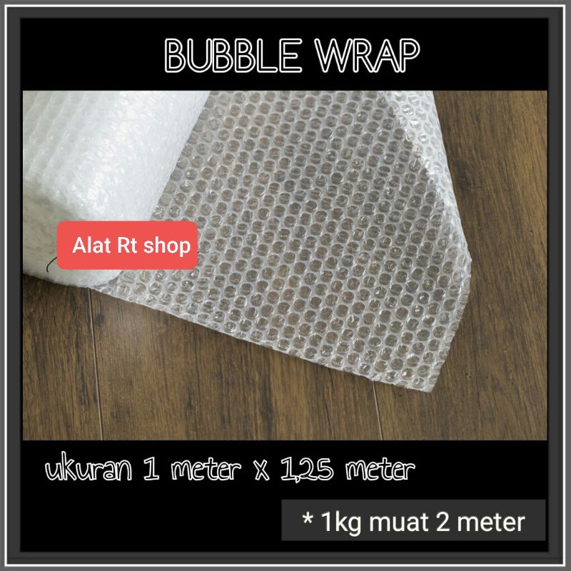 Jual ECERAN METERAN Bubble Wrap Putih / Plastik gelembung eceran per meter | Shopee Indonesia
