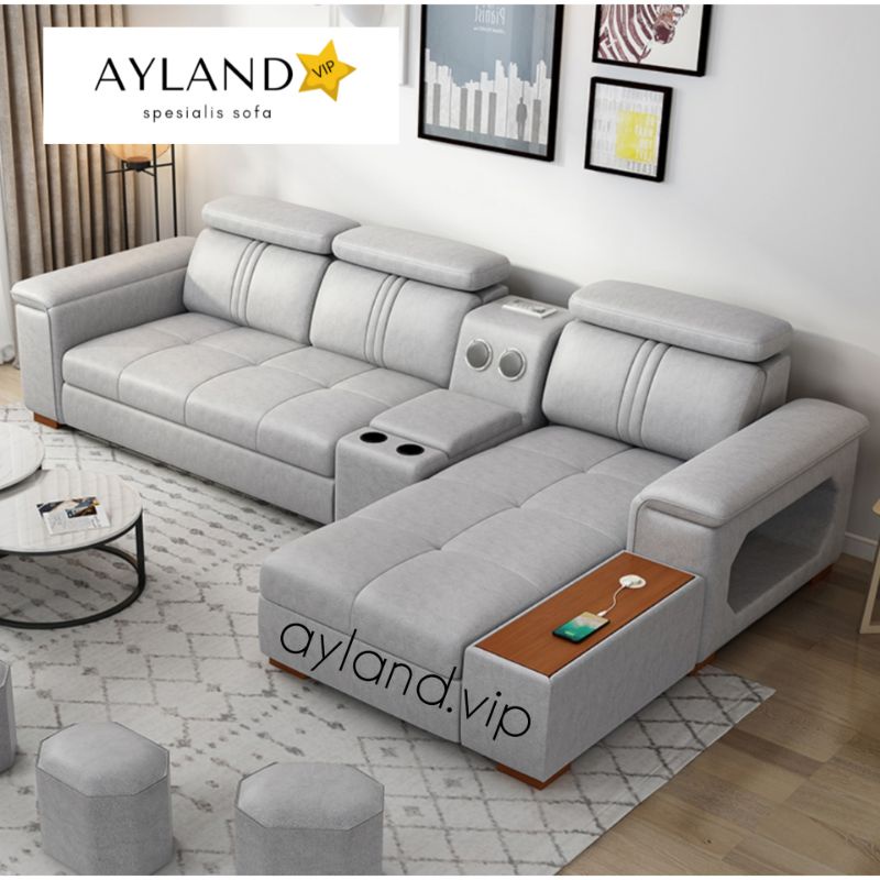 Jual Sofa Empuk Leter L Ruang Tv Ruang Tamu Minimalis | Shopee Indonesia