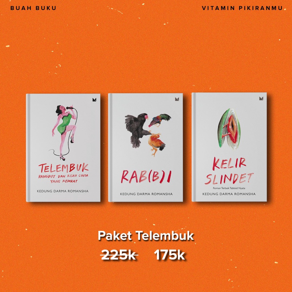 Jual Paket Novel Telembuk - Kelir Slindet - Rabbi - Kedung Darma ...