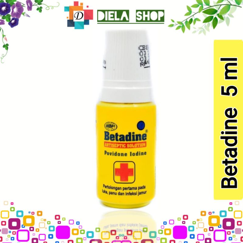 Jual Obat luka Betadin 5ml/ Antiseptik untuk Luka | Shopee Indonesia