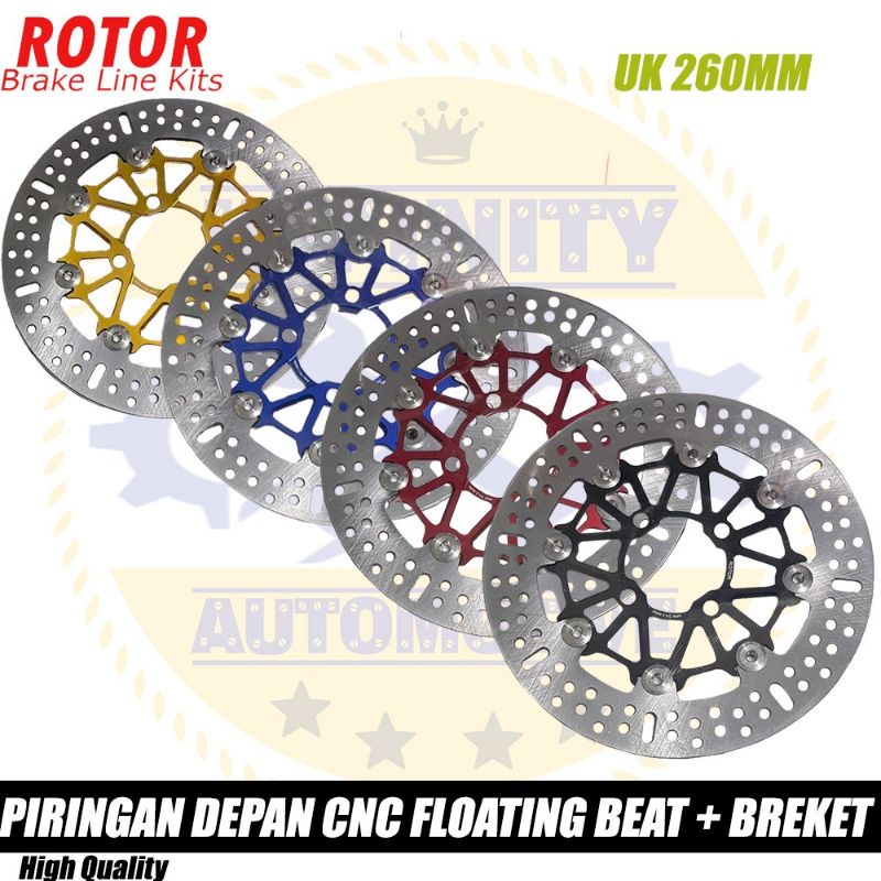 Jual Piringan Disc Brake Cakram Depan Cnc Floating Breket ROTOR Model ...