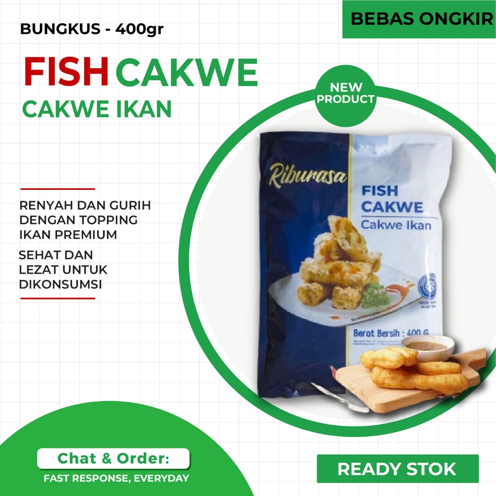 Jual Riburasa Fish Cakwe 400Gr (Isi 20) | Shopee Indonesia